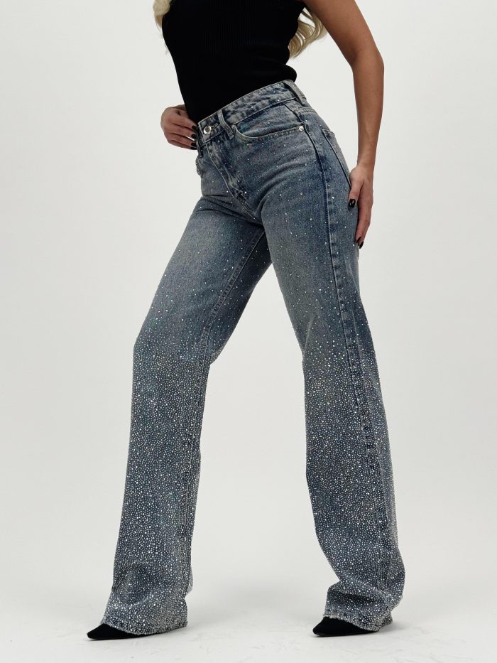 Jeans | Blug drept cu ștrasuri